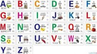小朋友们一起来认识26个英文字母 用字母拼单词益智小游戏