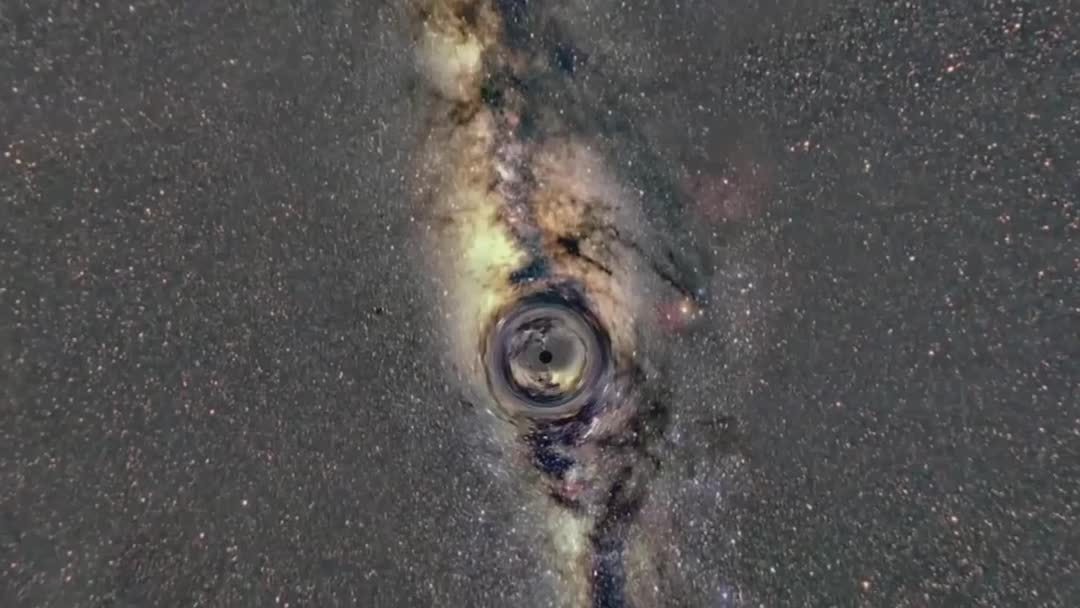 这就是宇宙的演化,两颗死亡的星系融合成了一个新生的星系!