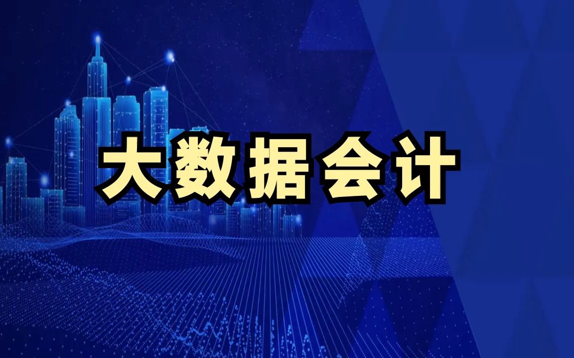 大数据会计