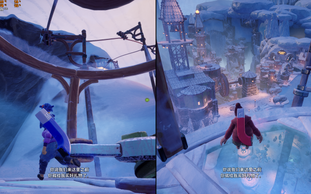 双人成行二段跳教学!第三期钟表发条胖墩雪人和冰下世界