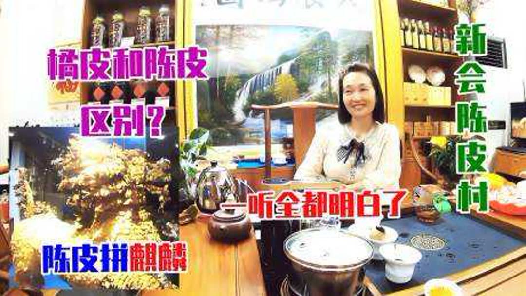 自驾游来到新会陈皮村,橘子皮和陈皮有什么不同?一听全都明白了