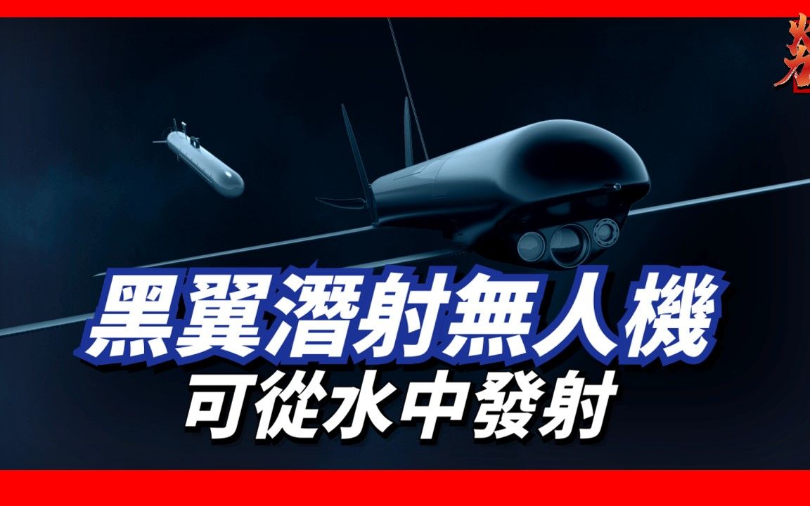 黑翼潜射无人机,潜艇的金牌搭档,可改装为自杀式无人机