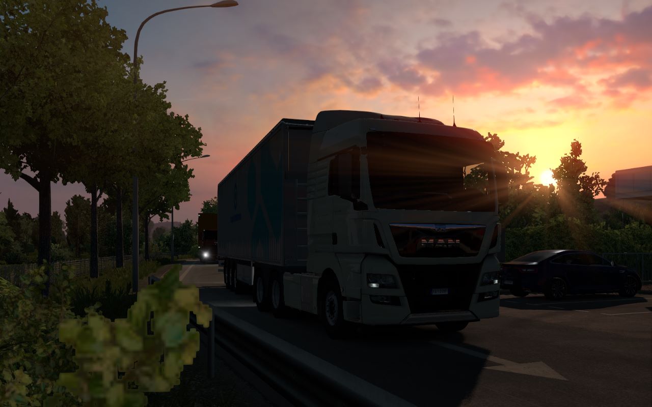 【欧洲卡车模拟2】来看看意呆利风格的小镇和蜿蜒曲折的公路吧!