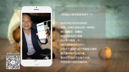 牛商网客户案例:云南中沟核桃 小程序