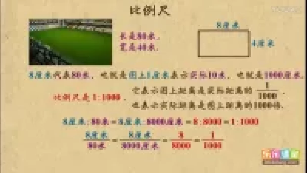 比例尺的认识