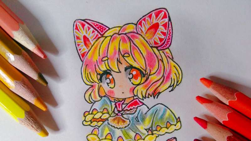 「手绘动漫」手绘Q版动漫女生视频教程