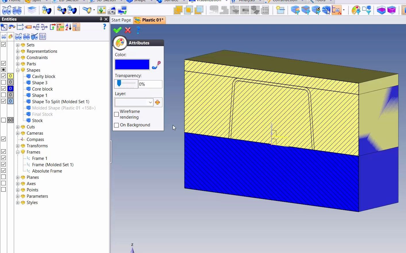 塑模预设计模式——TopSolid'Mold