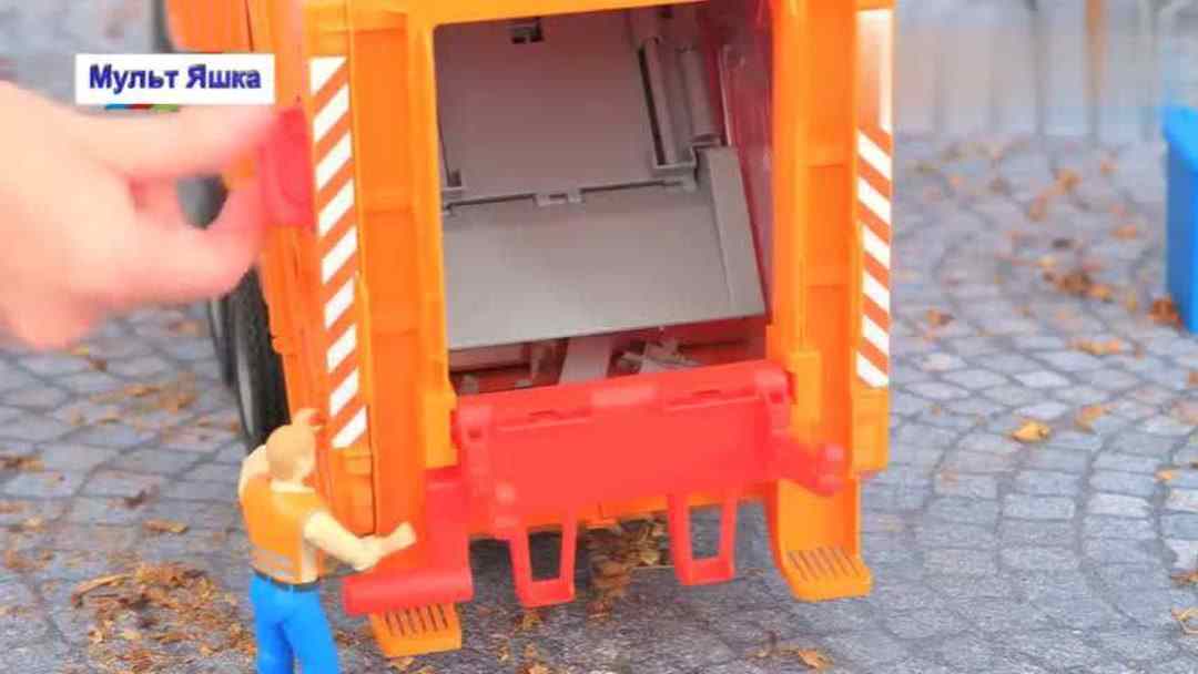 关于垃圾车的动画片!