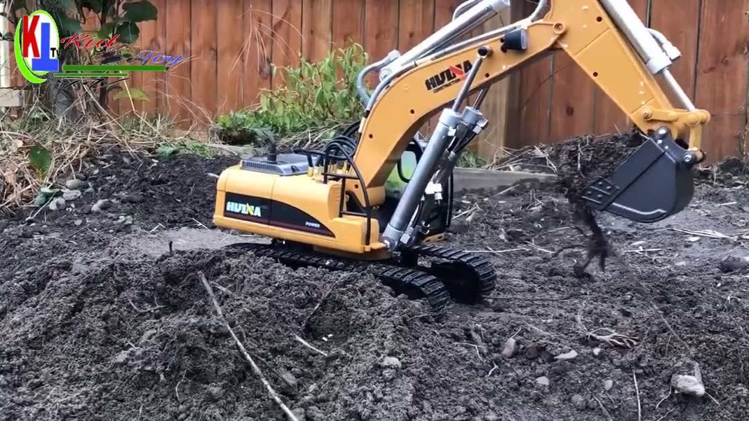 【模型世界】HUINA1550 液压动力挖掘机遥控模型开箱