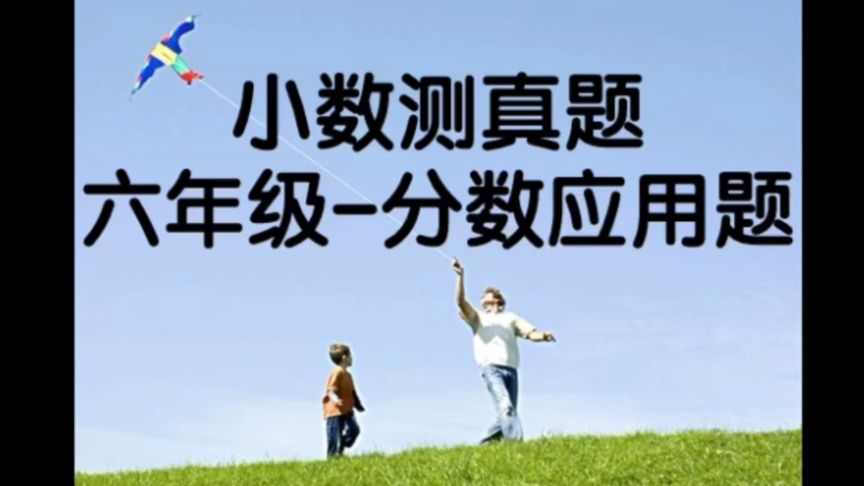 小数测真题-方程思想解分数应用题