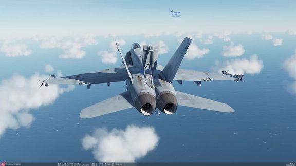 #模拟飞行 失败的加油训练