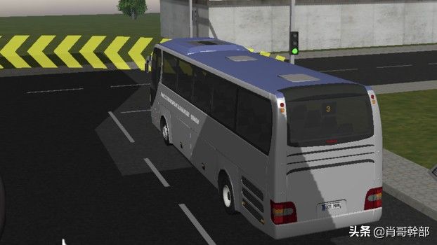 长途客车模拟:寒假的首支视频 驾驶3路完成三站线路