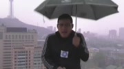 大连气象主播遭雷击