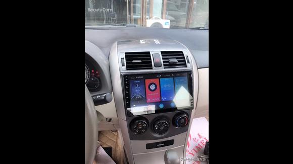 丰田卡罗拉 更换大屏智能导航完工看效果