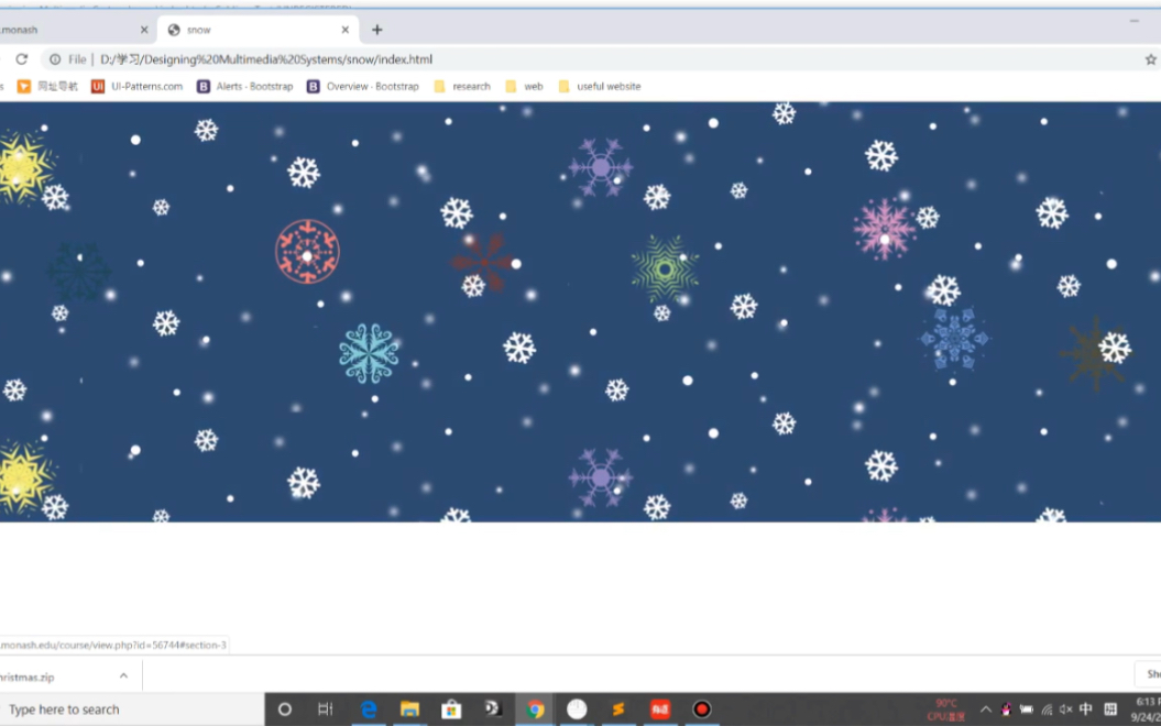 HTML+CSSS JavaScript 网页动画练习