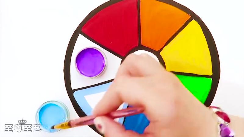 儿童绘画教程,还能学习颜色,儿童轻松学画画!