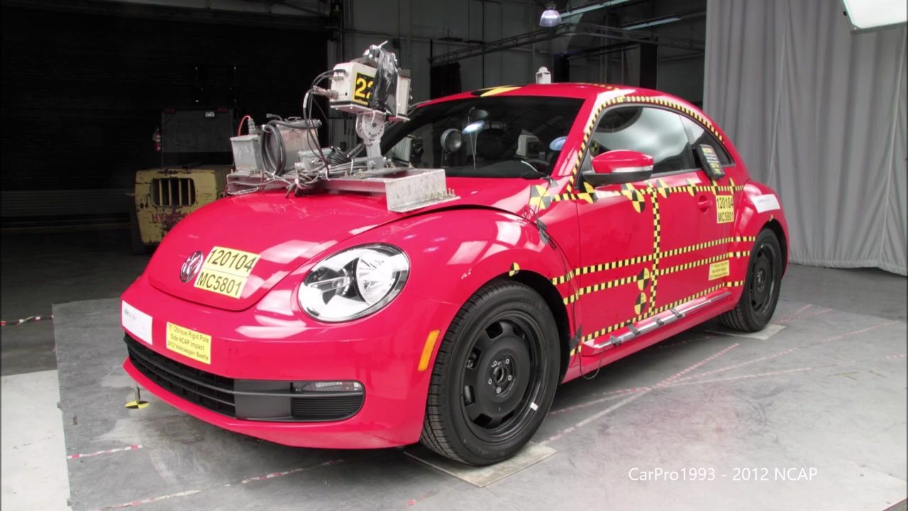 2012-2019款 大众 甲壳虫 美国NHTSA碰撞机构 全面测试
