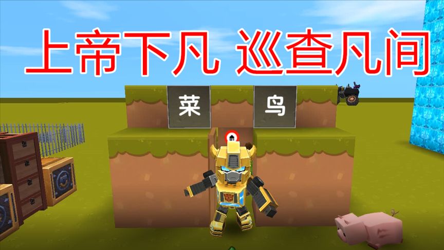 迷你世界 恶霸乞丐农民 王不畏是上帝 下凡来考验凡人