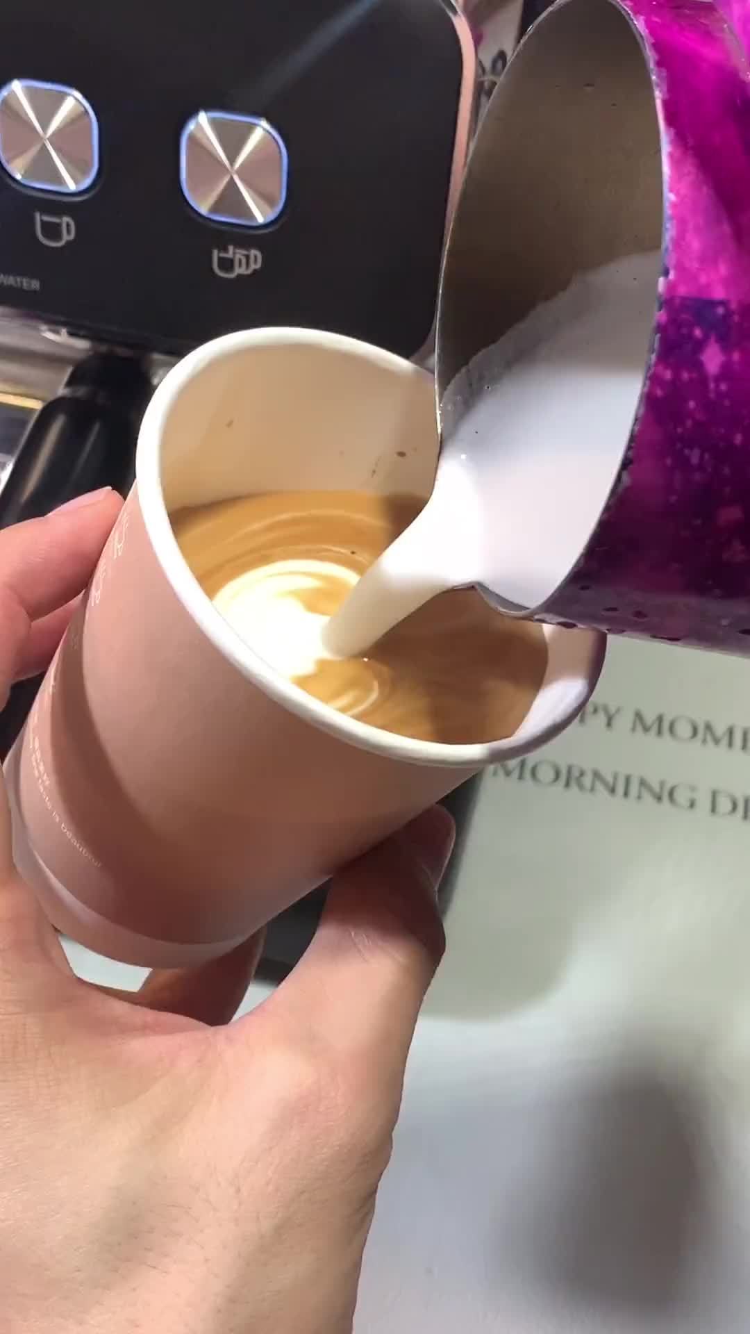 家用咖啡机也能轻松制作出打包杯出品