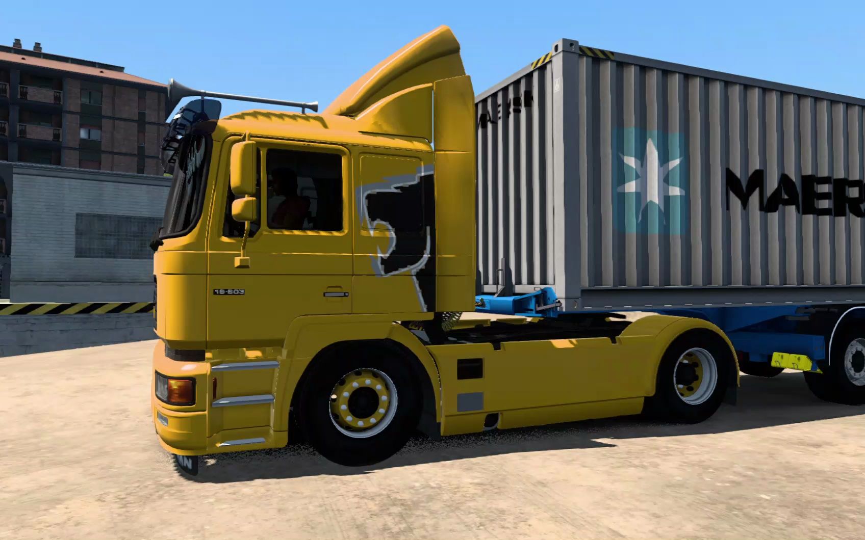 欧洲卡车模拟2:二十世纪唯一有V10发动机的卡车?MAN F2000 19.603