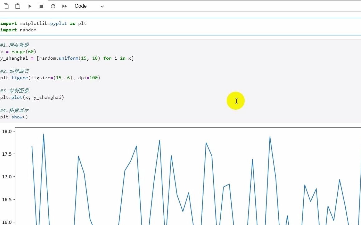 matplotlib库基本图像功能实现(x,y轴标志)