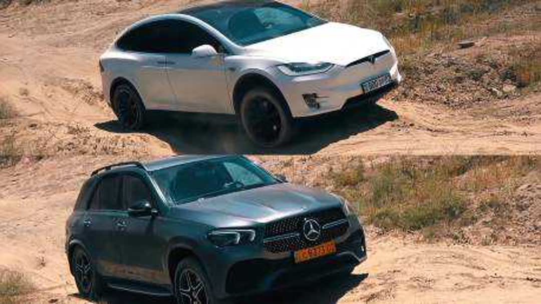 电动和燃油车的差别有多大?看完奔驰和特斯拉爬陡坡后,一目了然