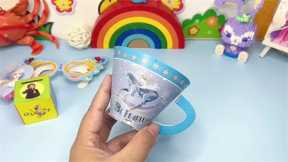 一起来做手工吧做一个公主咖啡杯