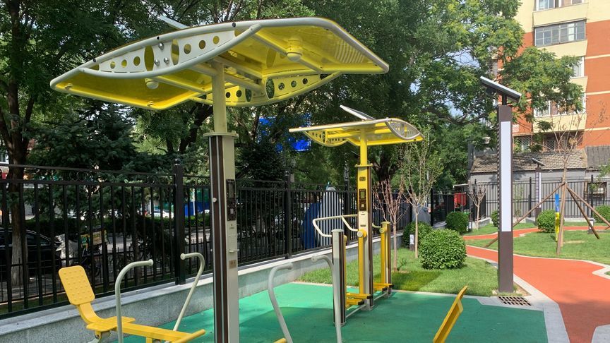 记录运动数据,还有运动处方…这个公园真智能