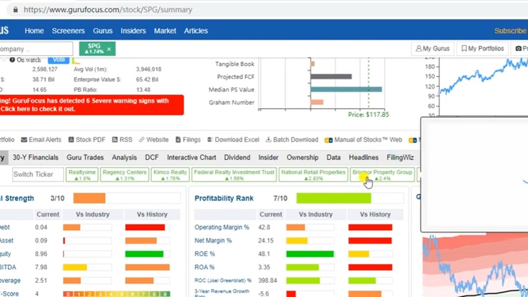 REITS 的估值的几个指标