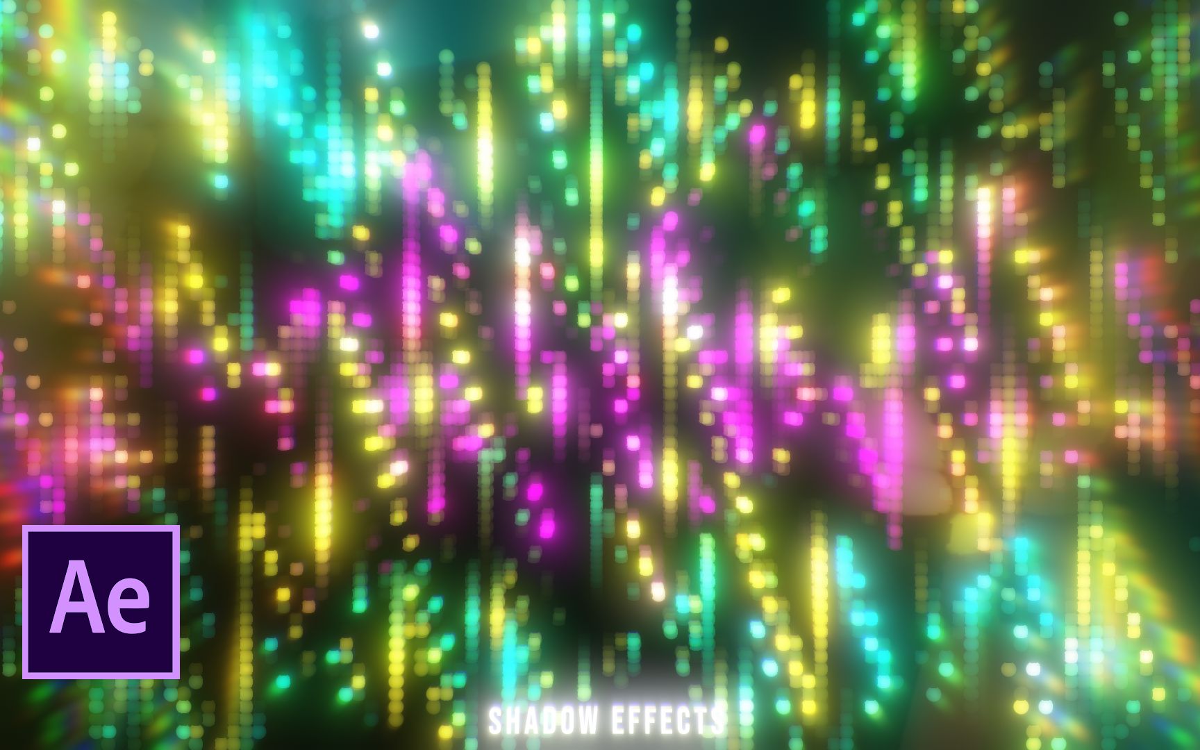 【AE效果】霓虹LED效果|背景#1