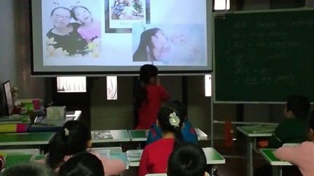 20180107英语课上介绍家人