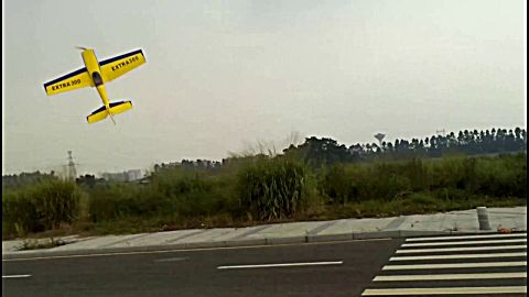 浩凯航模 Extra300H 3D特技飞机1200mm 空心机翼 飞行精彩视频