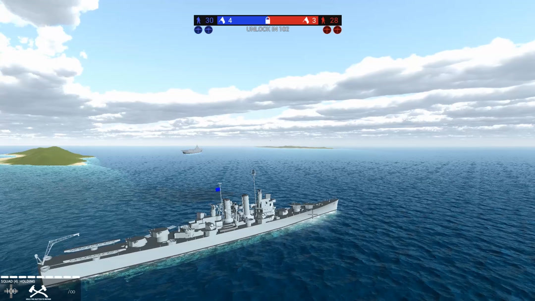 战地模拟器:敌人的鱼雷差点打到我,大海战