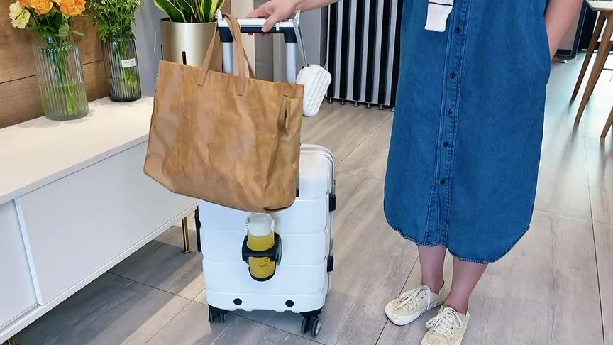 多功能行李箱,颜值又高,真香!#提升幸福感好物 #行李箱