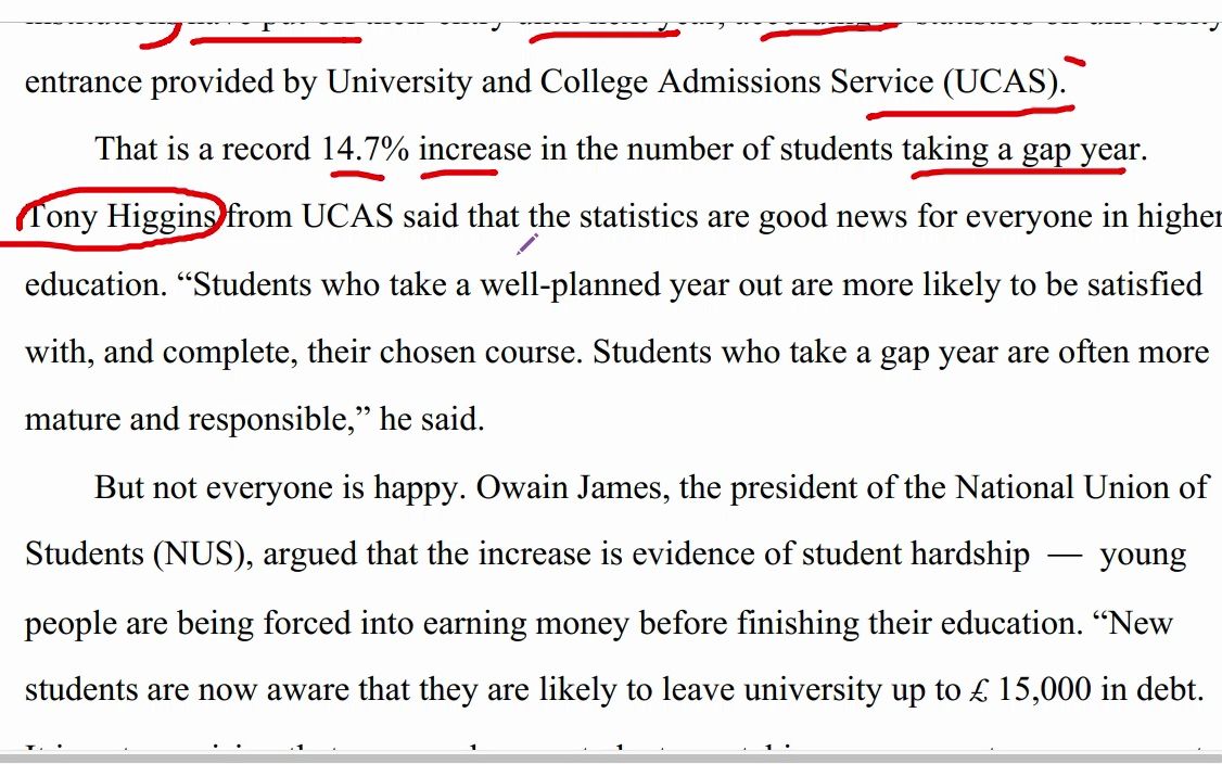 高考英语阅读理解专项训练第11篇