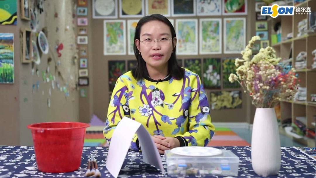 儿童创意绘画教程:对印画