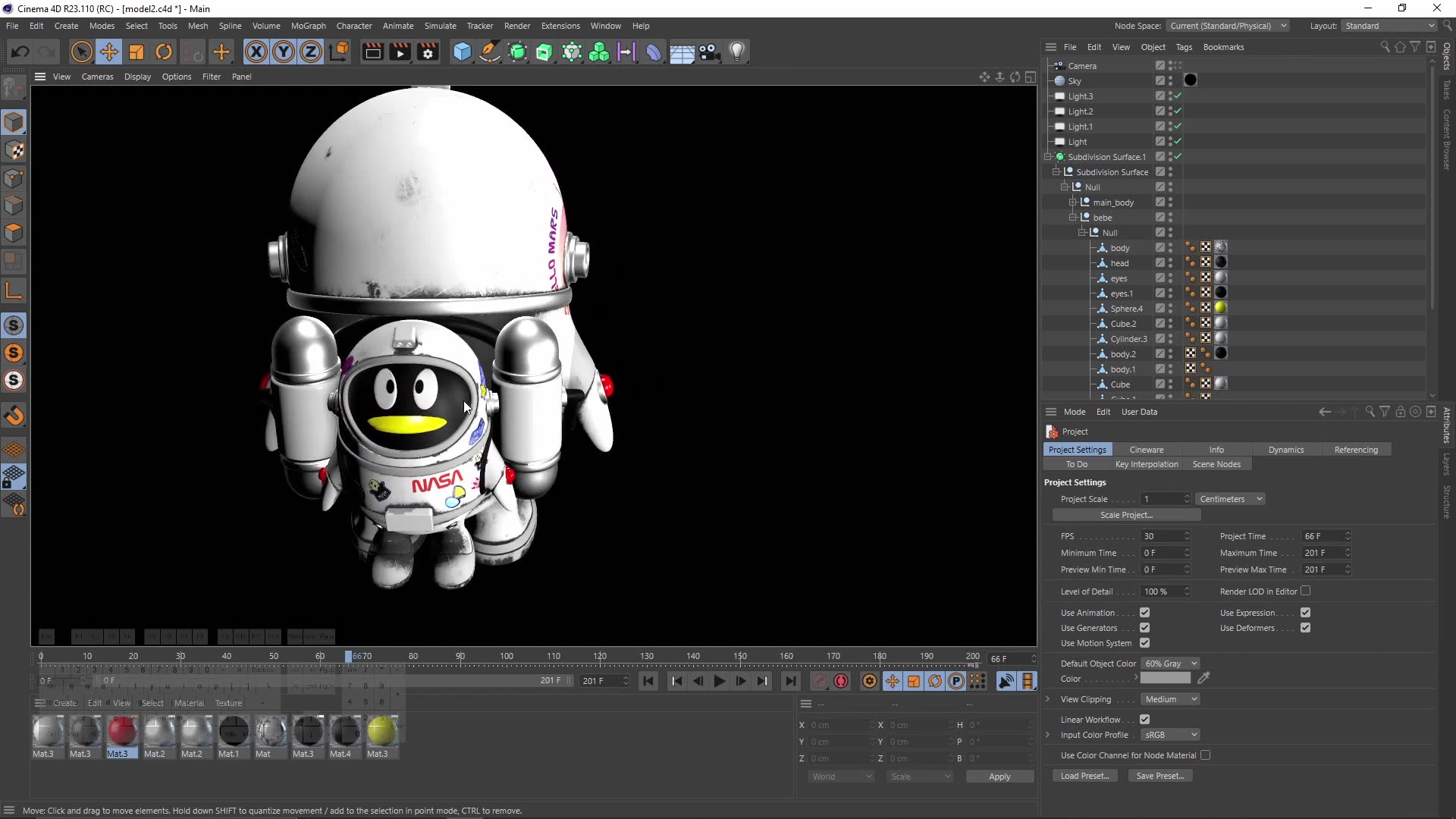 【Cinema 4D教程】 角色建模(中文字幕)