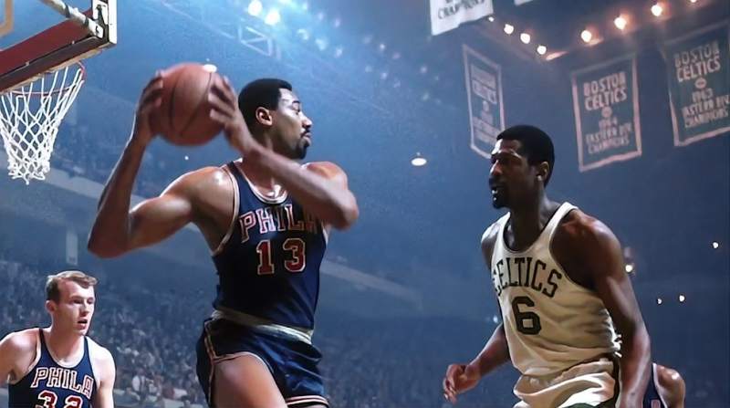 NBA传奇:篮球史上最可怕的数据狂魔!“篮球皇帝”张伯伦