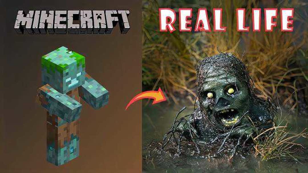 【场景技巧】创意场景 如何制作一个我的世界的沼泽水鬼的场景