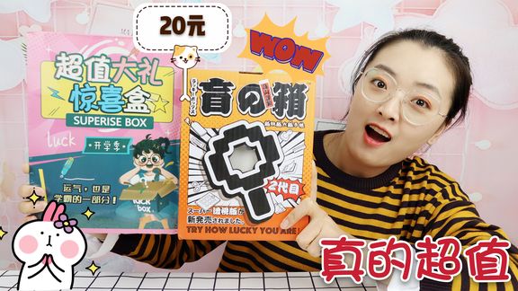 小鹿花40元买了2个文具盲盒,拆出好多文具,是亏还是赚呢?