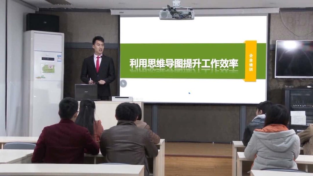 微讲师课堂教学案例——企业培训-思维导图