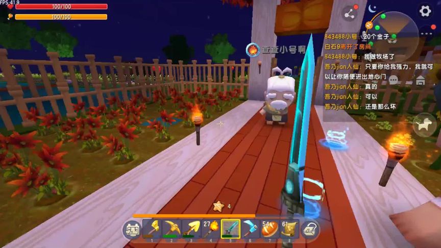 迷你世界联机:现场制作附魔卷轴,求出无限射击强力射击
