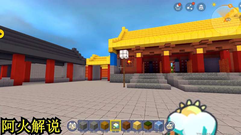 阿火解说迷你世界:参观沈阳故宫,好多建筑我都不认识你们认识吗