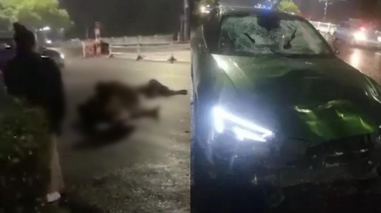 2死1伤!安徽一奥迪车撞飞3名路人,司机弃车离开后又主动投案