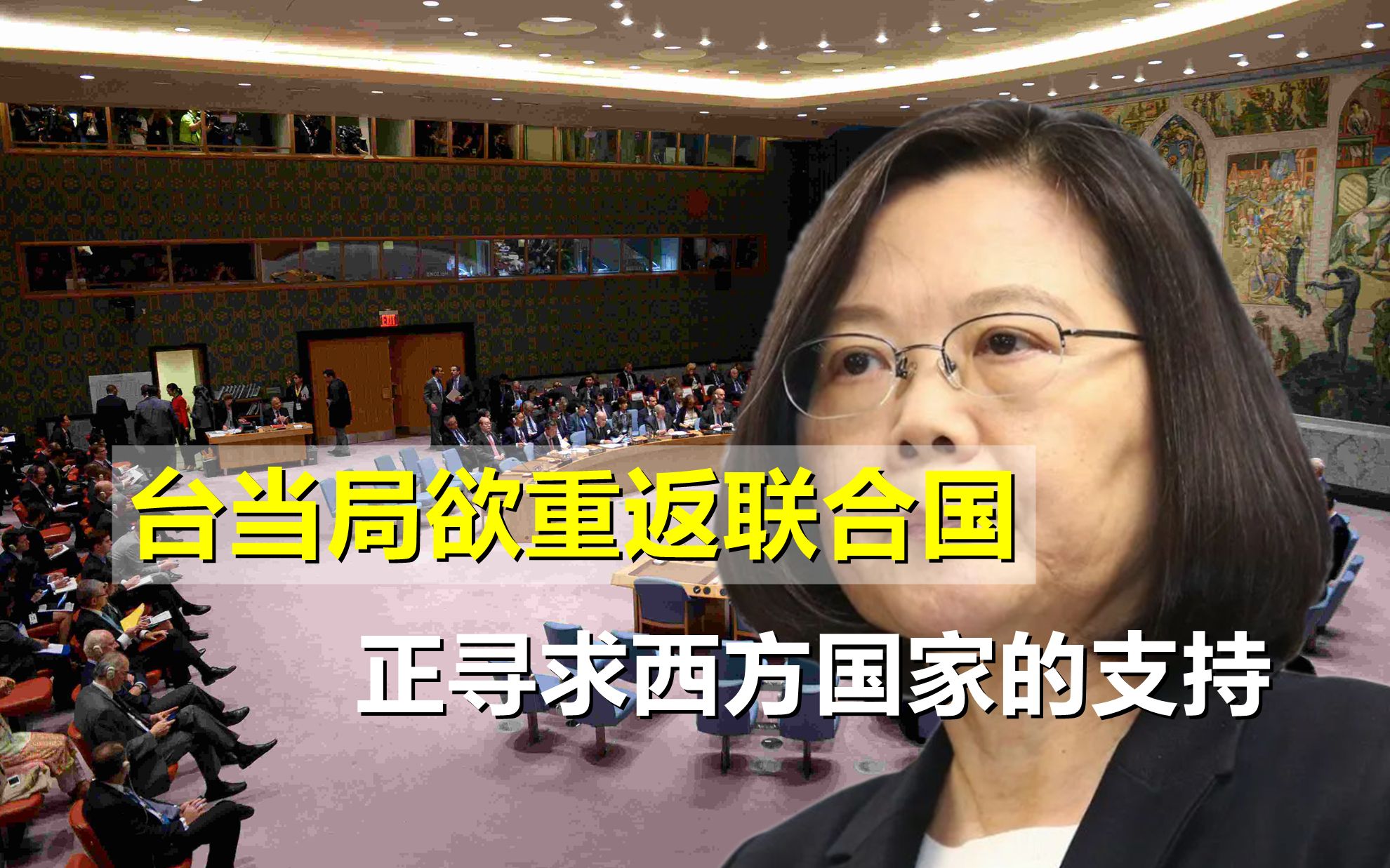 台当局欲重返联合国,正寻求西方国家的支持,中国可一票否决