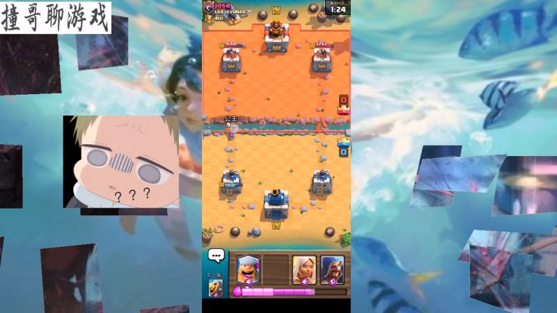 皇室战争:经典!樵夫搭气球,直接拆老家