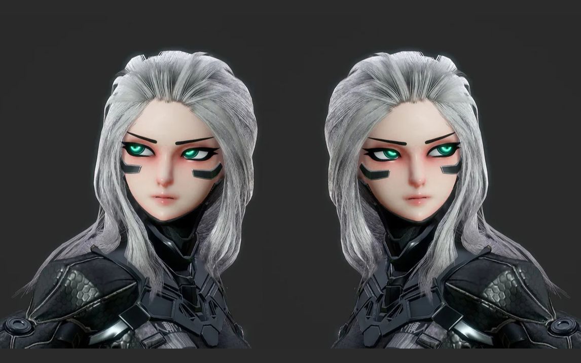 ZBrush人物角色建模教程,雕刻白发美女小姐姐