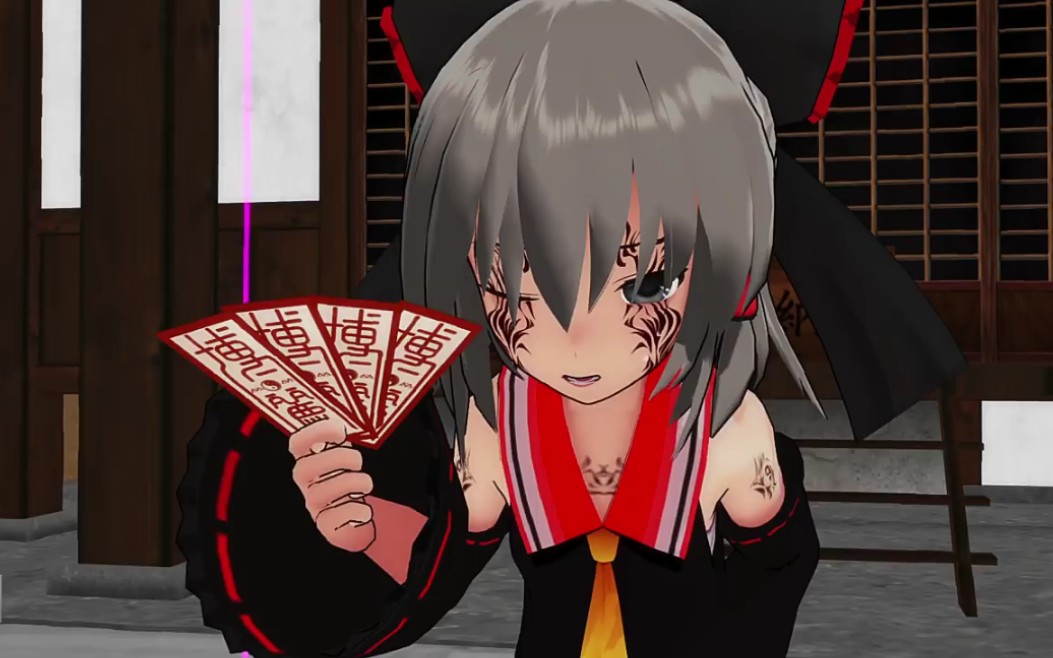 【东方MMD】灵梦的过去~灵梦异变~最终章【MMD纸戏剧】