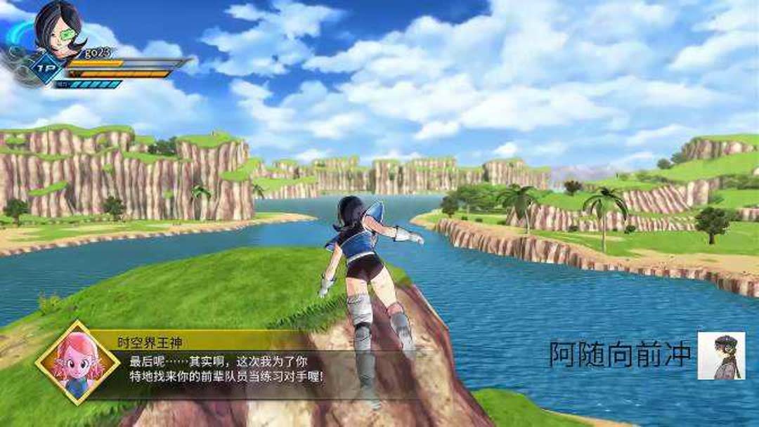 龙珠超宇宙2:新手训练对战前辈巡逻员,操作不熟还好赢了