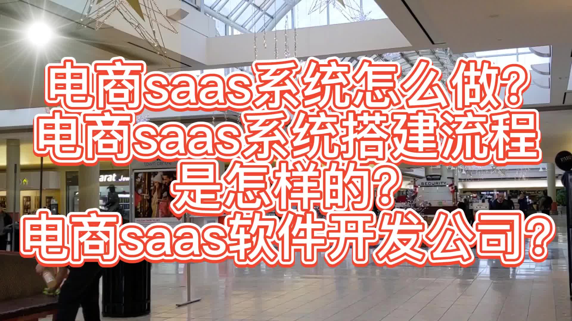 电商saas系统怎么做?电商saas系统搭建流程是怎样的?电商saas软件